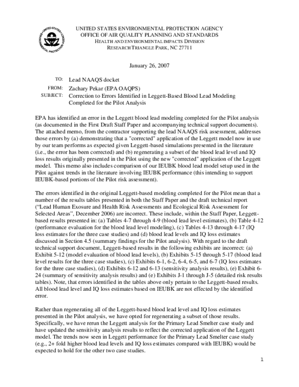 (PDF) Correction to Errors Identified in Leggett-Based Blood Lead ...
