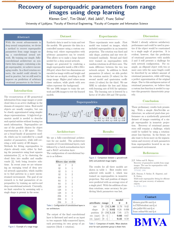 (PDF) Recovery of superquadric parameters from range images using deep learning | Aleš Jaklič ...
