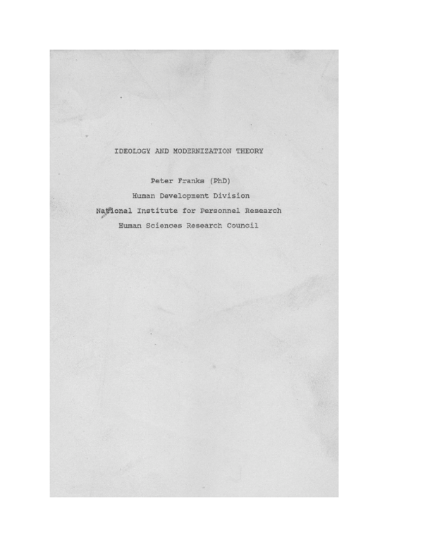 (DOC) Rethinking Modernization in Historical Context