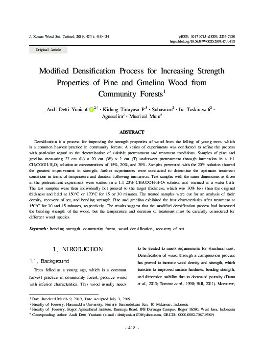 (PDF) Modified Densification Process for Increasing Strength Properties ...
