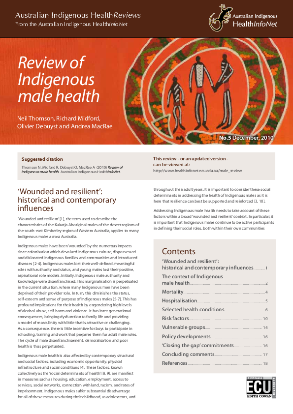 (PDF) Review of Indigenous oral health Australian Indigenous HealthReviews