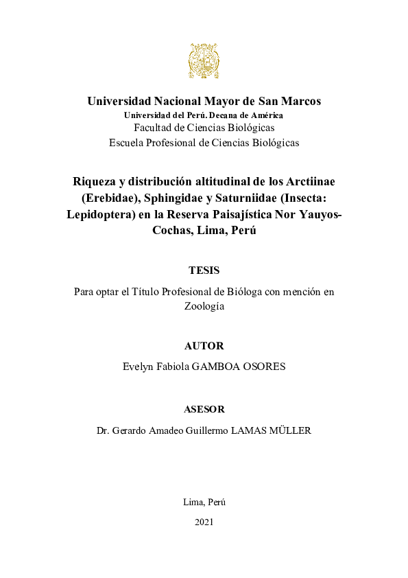 (PDF) Riqueza de esfíngidos (Lepidoptera: Sphingidae) en el Bosque ...