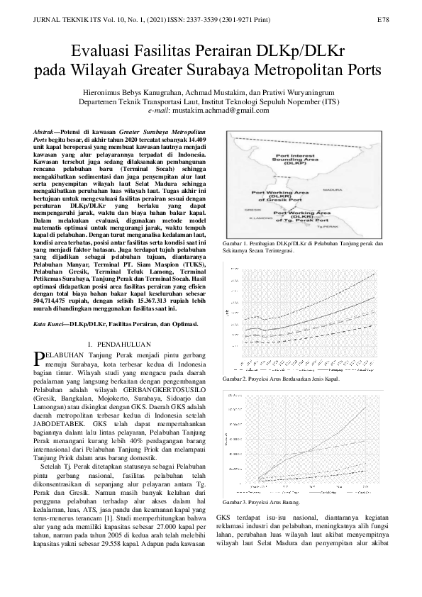 (PDF) Evaluasi Fasilitas Perairan DLKp/DLKr pada Wilayah Greater ...