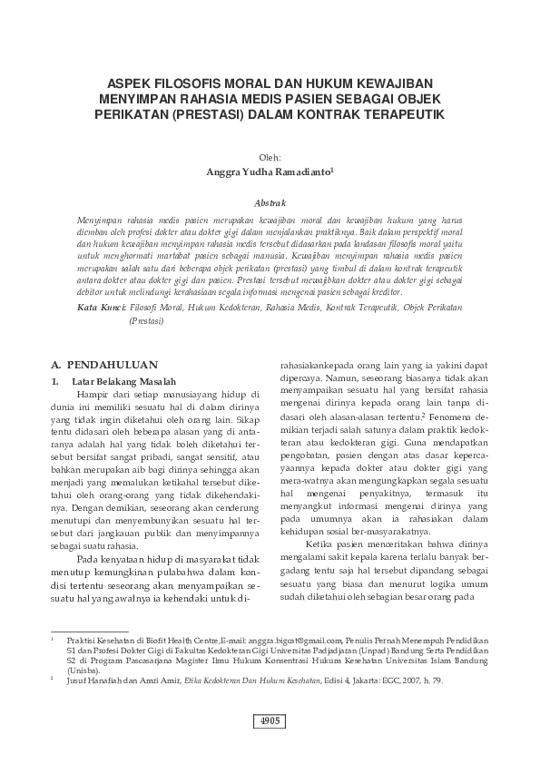 (PDF) Argumen Hukum Mengenai Larangan Jabatan Rangkap Komisaris Dan ...