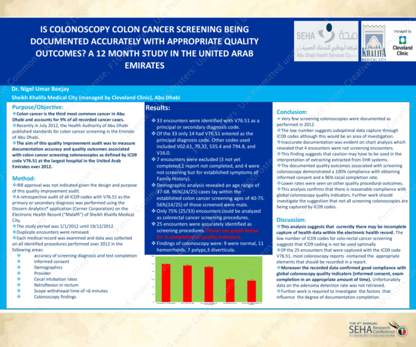(PDF) Is colonoscopy colon cancer screening being documented accurately ...