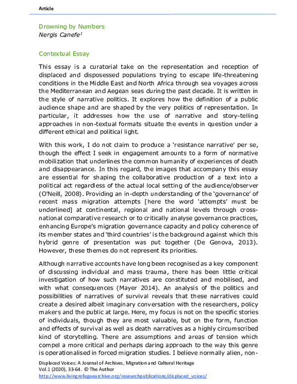 (PDF) Drowning by Numbers