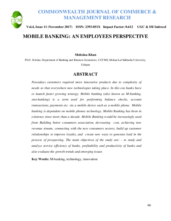 (PDF) Commonwealth Journal of Commerce & Management Research Mobile ...
