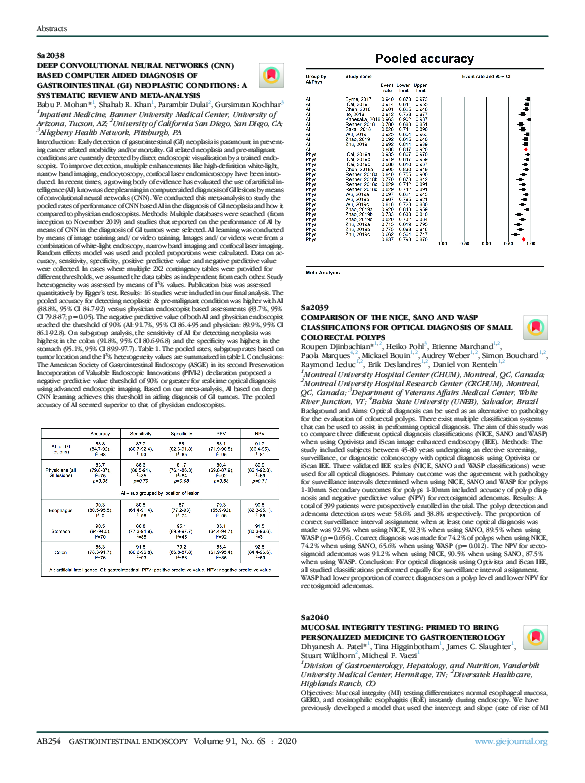 (PDF) Sa2039 COMPARISON OF THE NICE, SANO AND WASP CLASSIFICATIONS FOR ...