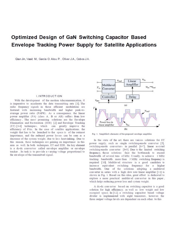 (PDF) Optimized design of GaN switching capacitor based envelope ...