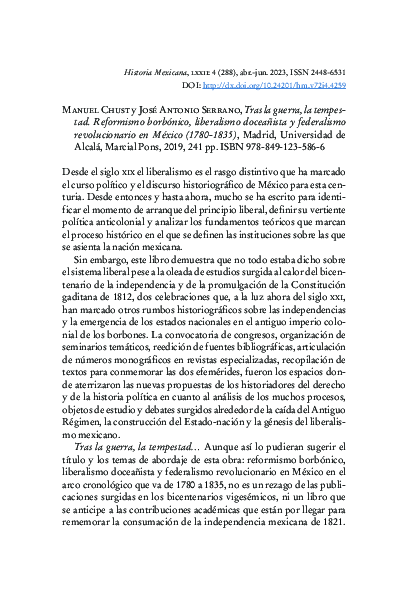 (PDF) Sobre MANUEL CHUST y JOSÉ ANTONIO SERRANO, Tras la guerra, la ...