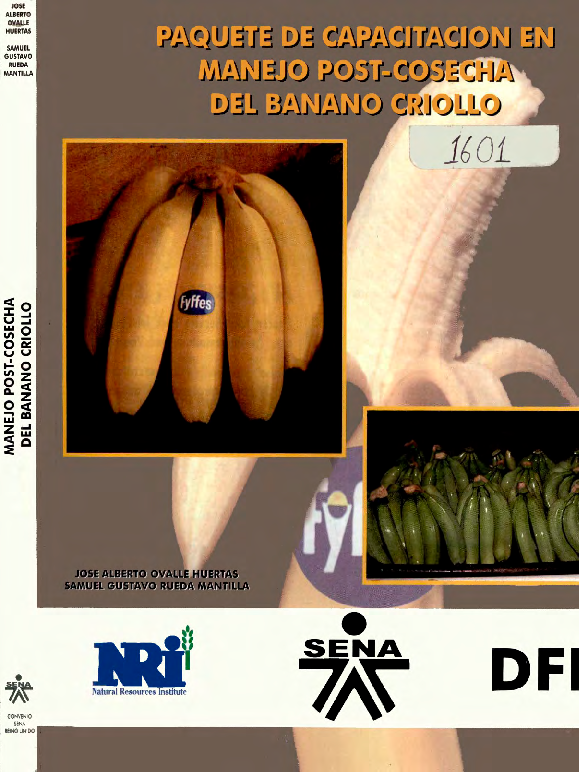 (PDF) Manejo post-cosecha del banano criollo (Musa spp. Grupo AAA)