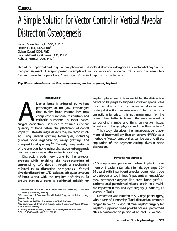 (PDF) A Simple Solution for Vector Control in Vertical Alveolar ...