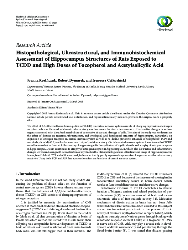 (PDF) Histopathological, ultrastructural, and immunohistochemical ...
