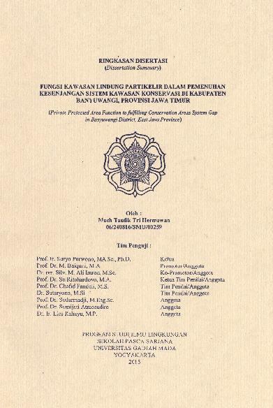 (PDF) Fungsi Kawasan Lindung Partikelir Dalam Pemenuhan Kesenjangan ...