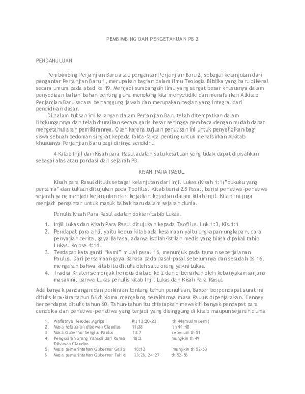 (PDF) Pengantar Dan Pembimbing PB2