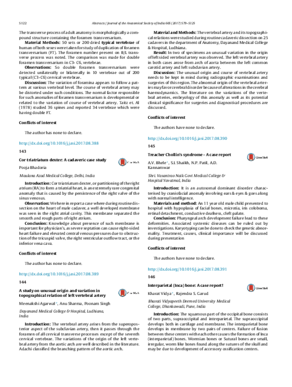 (PDF) Interparietal (Inca) bone: A case report! | Rajendra Garud ...