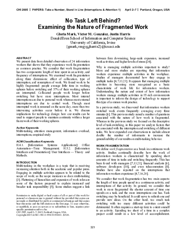 (PDF) No task left behind?