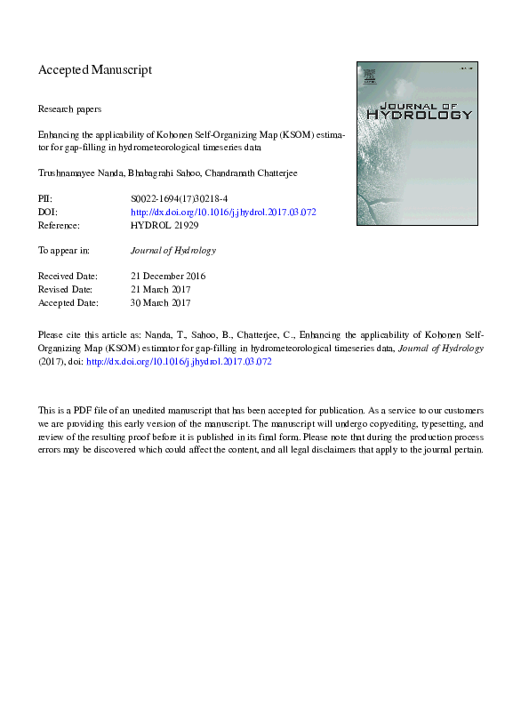 (PDF) Enhancing the applicability of Kohonen Self-Organizing Map (KSOM ...