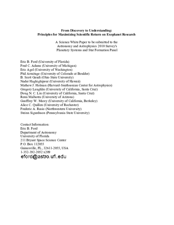 (PDF) From Discovery to Understanding: Principles for Maximizing ...