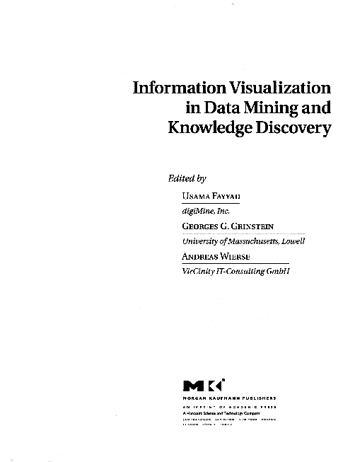 (PDF) Information Visualization in Data Mining and Knowledge Discovery