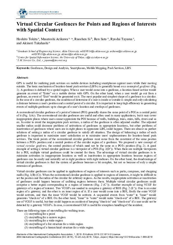 (PDF) Virtual Circular Geofences for Points and Regions of Interests ...