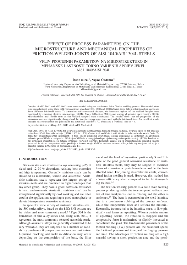 (PDF) The Effect of Process Parameters on the Microstructure and Mechanical Performance of Fiber ...