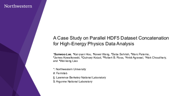 (PDF) A case study on parallel HDF5 dataset concatenation for high ...
