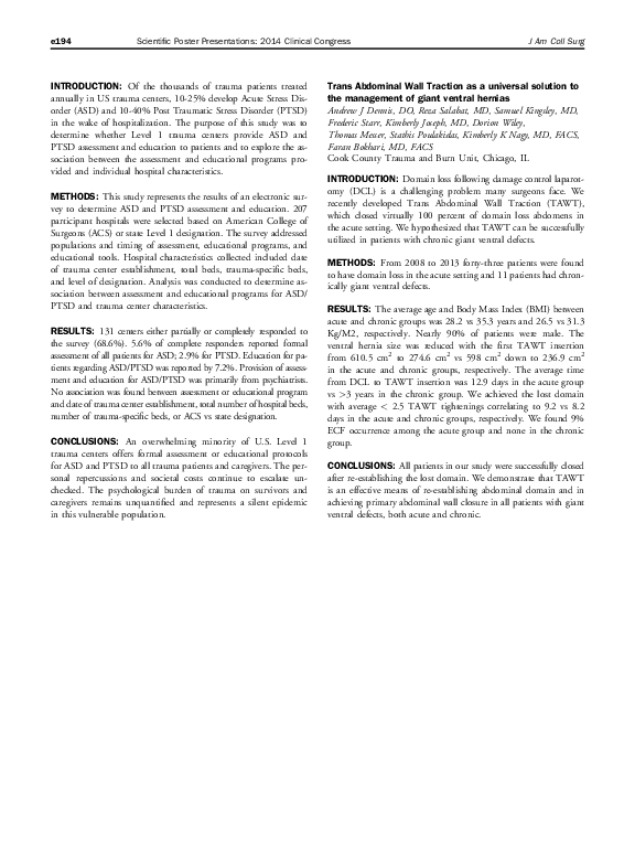 (PDF) Trans Abdominal Wall Traction as a universal solution to the ...