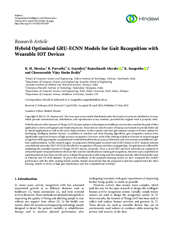 Pdf Hybrid Optimized Gru Ecnn Models For Gait Recognition With Wearable Iot Devices