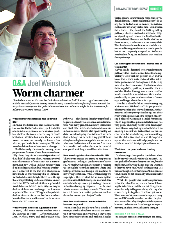 (PDF) Q&A: Joel Weinstock