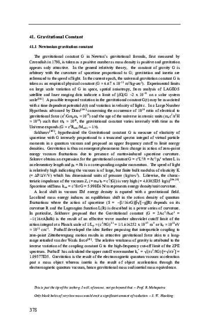 (PDF) Quantum Wave Mechanics Ch 41 Gravitational Constant