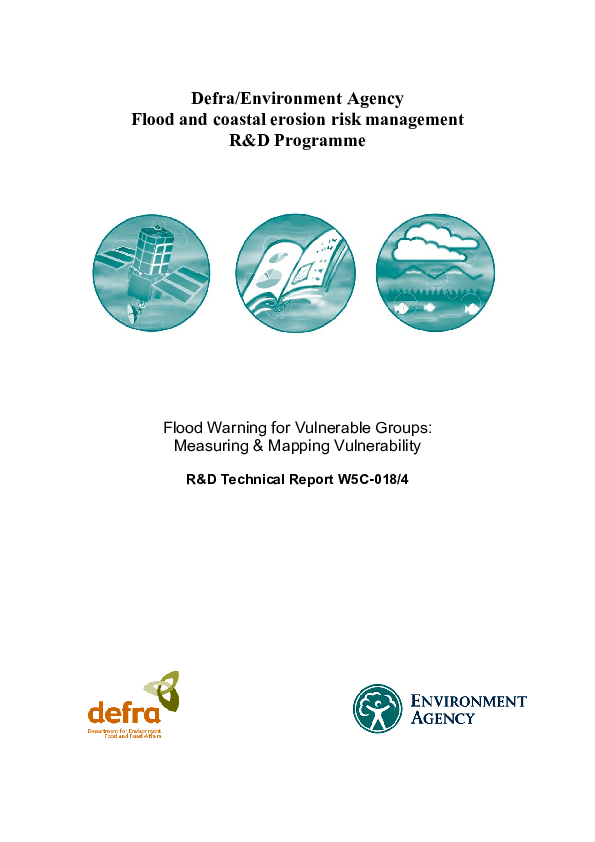 (PDF) Defra/Environment Agency Flood and coastal erosion risk ...