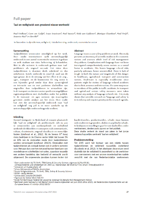 (PDF) Language and security:a growing new field of work