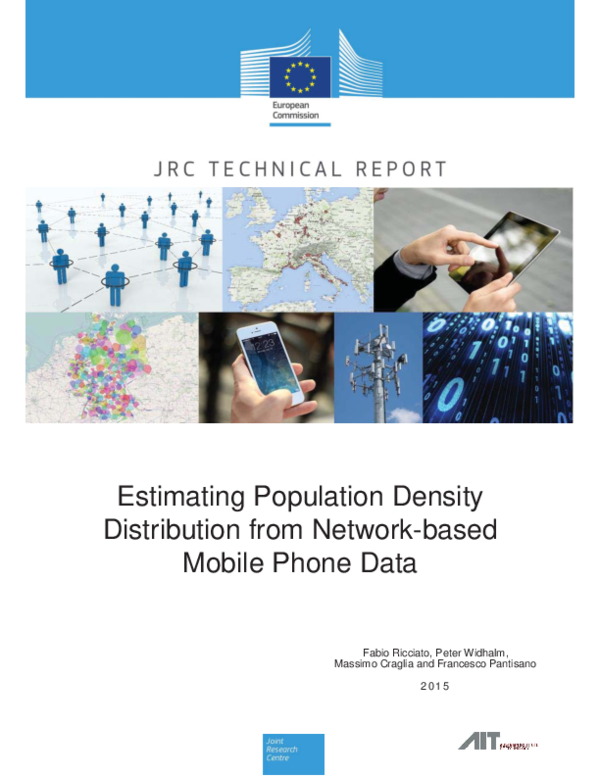 (PDF) Estimating population density distribution from network-based ...