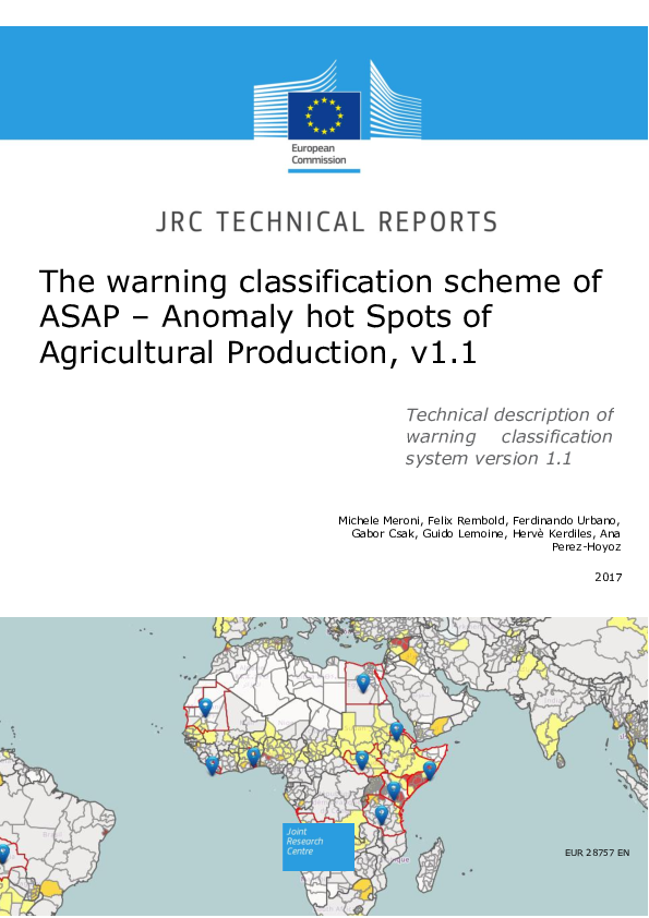 (PDF) ASAP — Anomaly hot spots of agricultural production, a new global ...