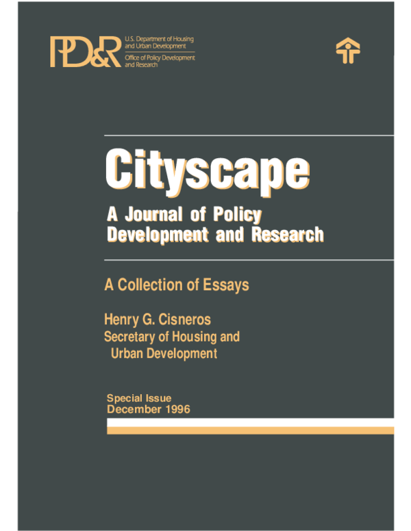 (PDF) Secretary of Housing and Urban Development Special Issue