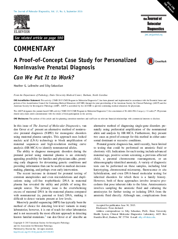 (PDF) A Proof-of -Concept Case Study for Personalized Noninvasive ...