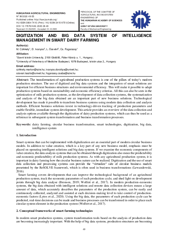 (PDF) Digitization and big data system of intelligence management in ...