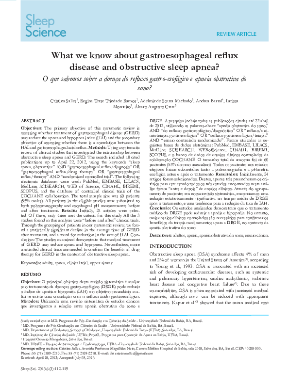 (PDF) What we know about gastroesophageal reflux disease and ...