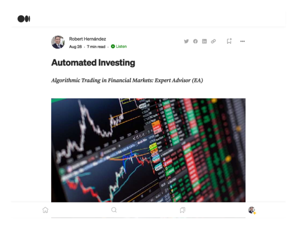 (PDF) Automated Investing. Algorithmic Trading in Financial Markets: Expert Advisor (EA)