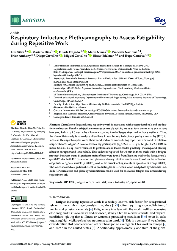 (PDF) Respiratory Inductance Plethysmography to Assess Fatigability ...