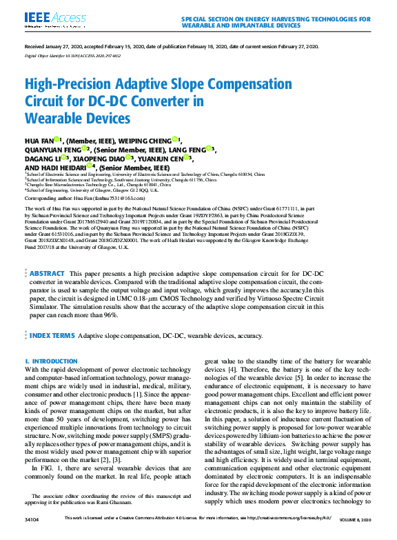 (PDF) High-Precision Adaptive Slope Compensation Circuit for DC-DC ...