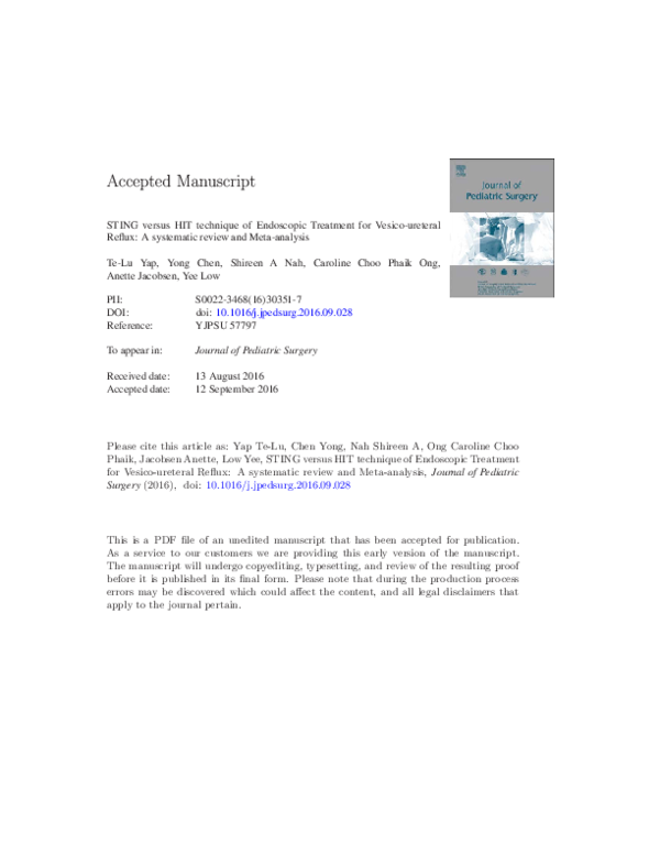 (PDF) STING versus HIT technique of endoscopic treatment for ...