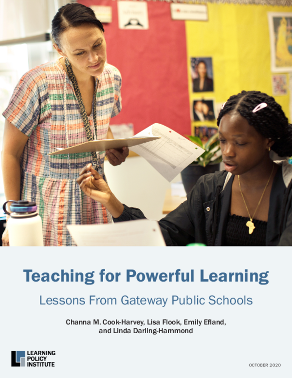 (PDF) Teaching for Powerful Learning: Lessons from Gateway Public Schools