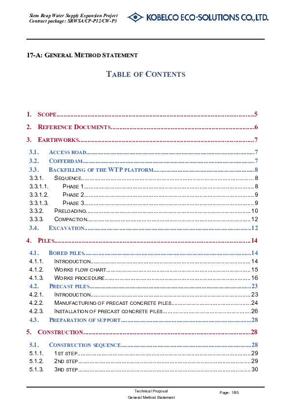 (DOC) -A Method Statements (General Method Statement)