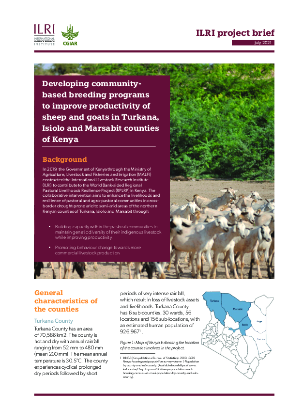 (PDF) Developing community-based breeding programs to improve ...