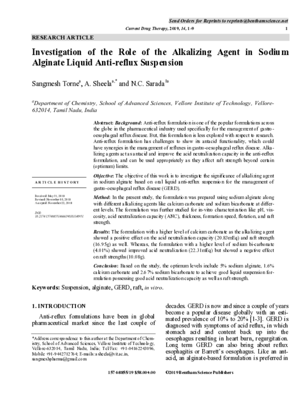 (PDF) Investigation of role of alkalizing agent in sodium alginate ...