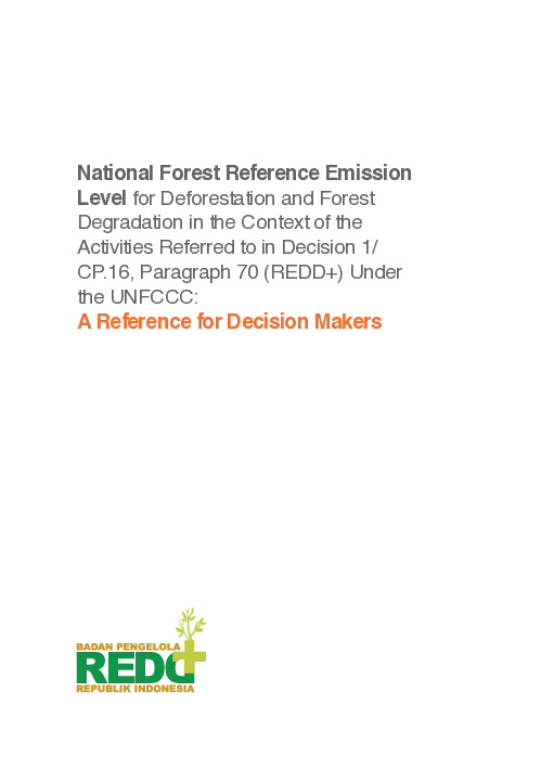 (PDF) National Forest Reference Emission Level for Deforestation and ...