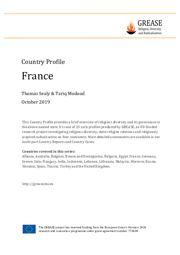 (PDF) Country profile : France
