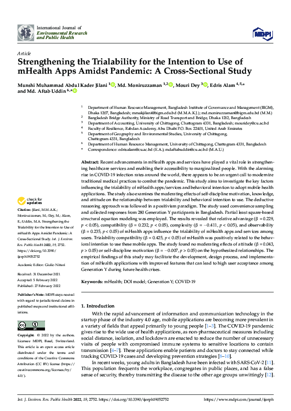 (PDF) Strengthening the Trialability for the Intention to Use of ...